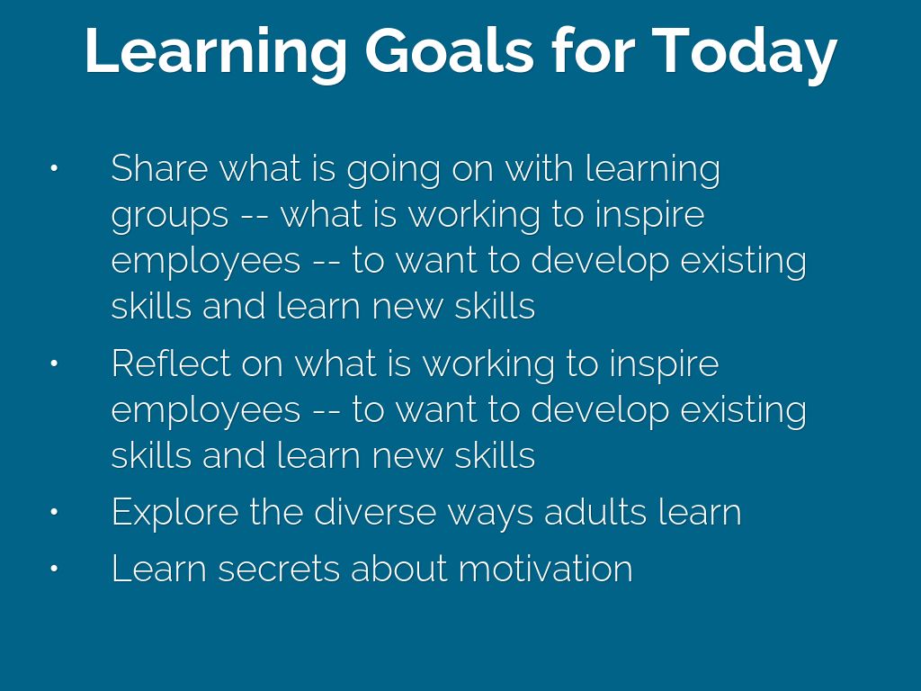 Secrets for Increasing Learning and Motivation by