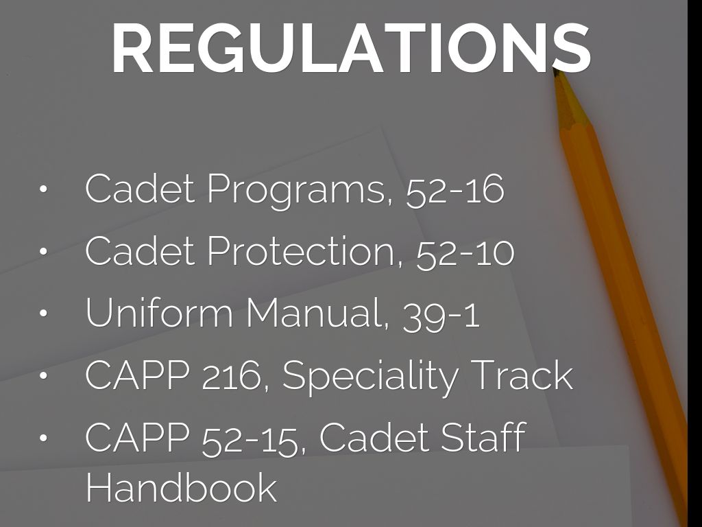 Cadet Programs Overview by Brandi Mizner