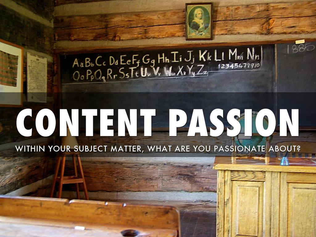 Week One - Passion by Nathan Kring