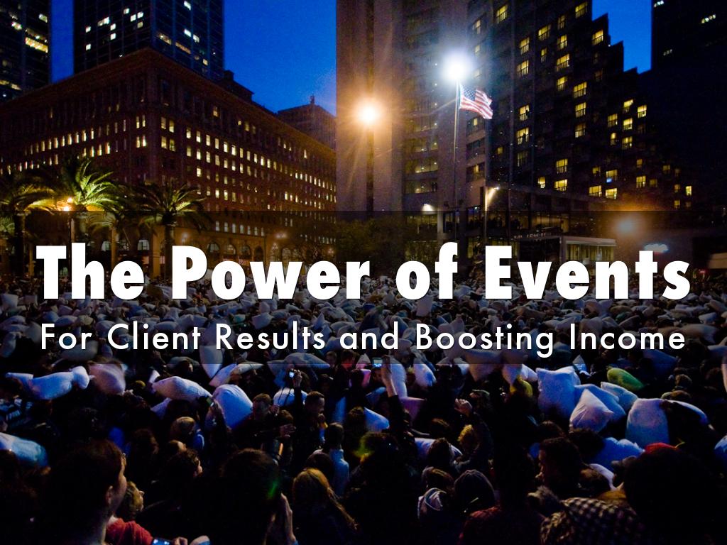 The Power of Events by Carolin Soldo