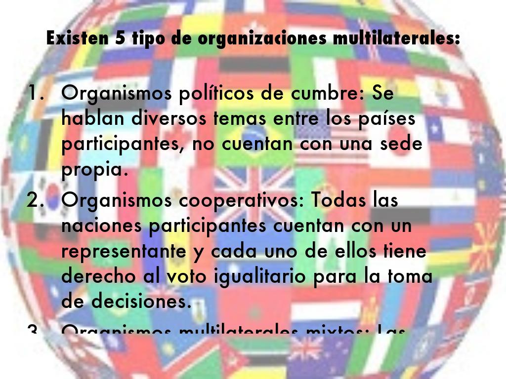 ORGANISMOS MULTILATERALES by adelgadolar