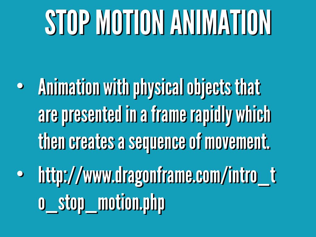 Stop Motion Animation by Nick Conway