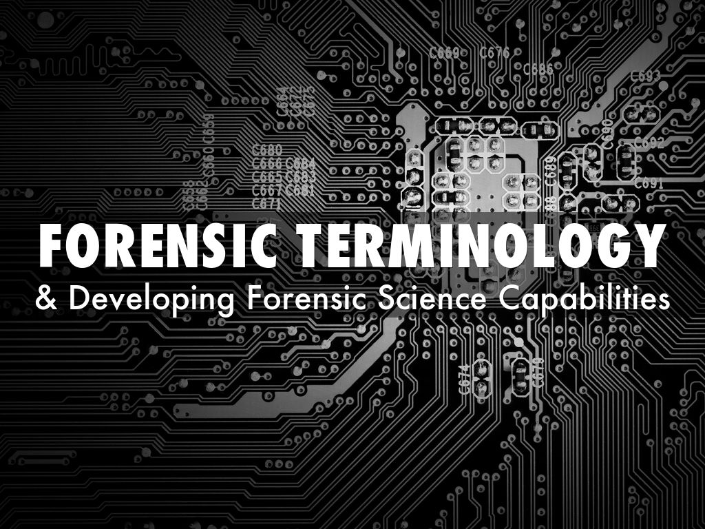 Forensic Terminology by Kim Gabelmann