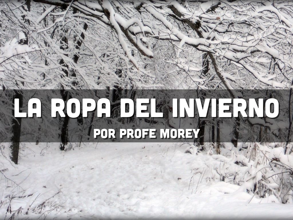 La Ropa del Invierno by profe.morey