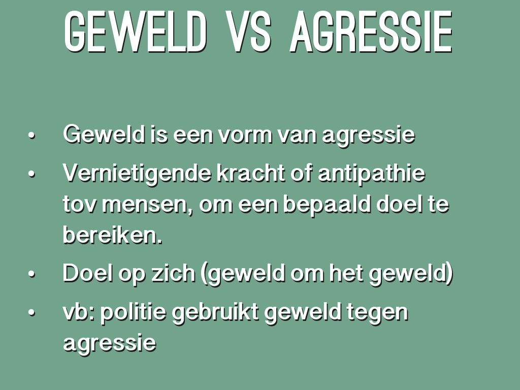 agressie by Alexandra Cloostermans