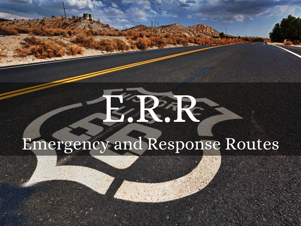 Emergency and response routes by pursea00