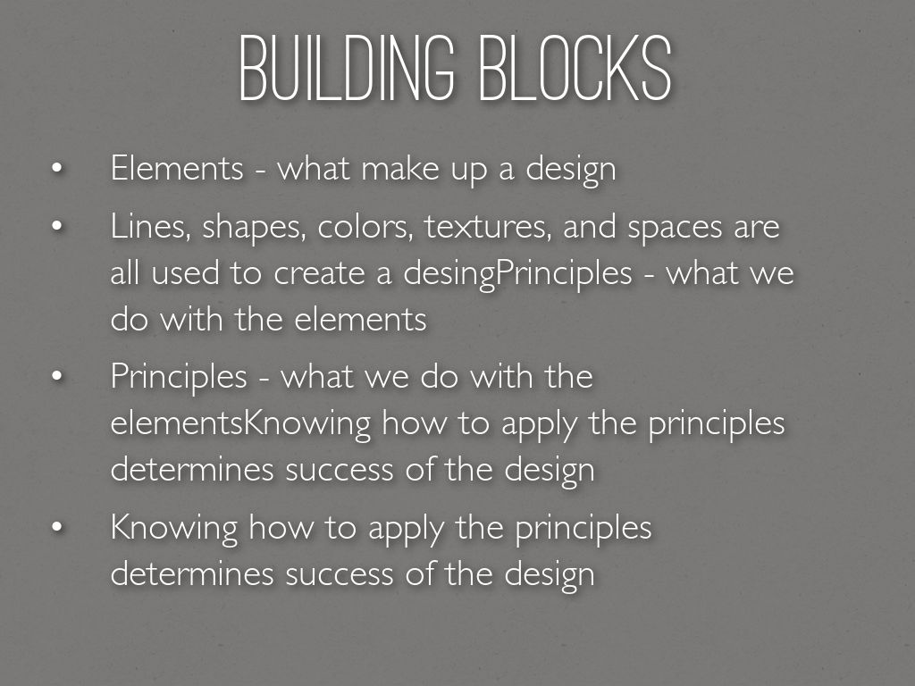 Elements and Principles of Design by Lisa Washmuth