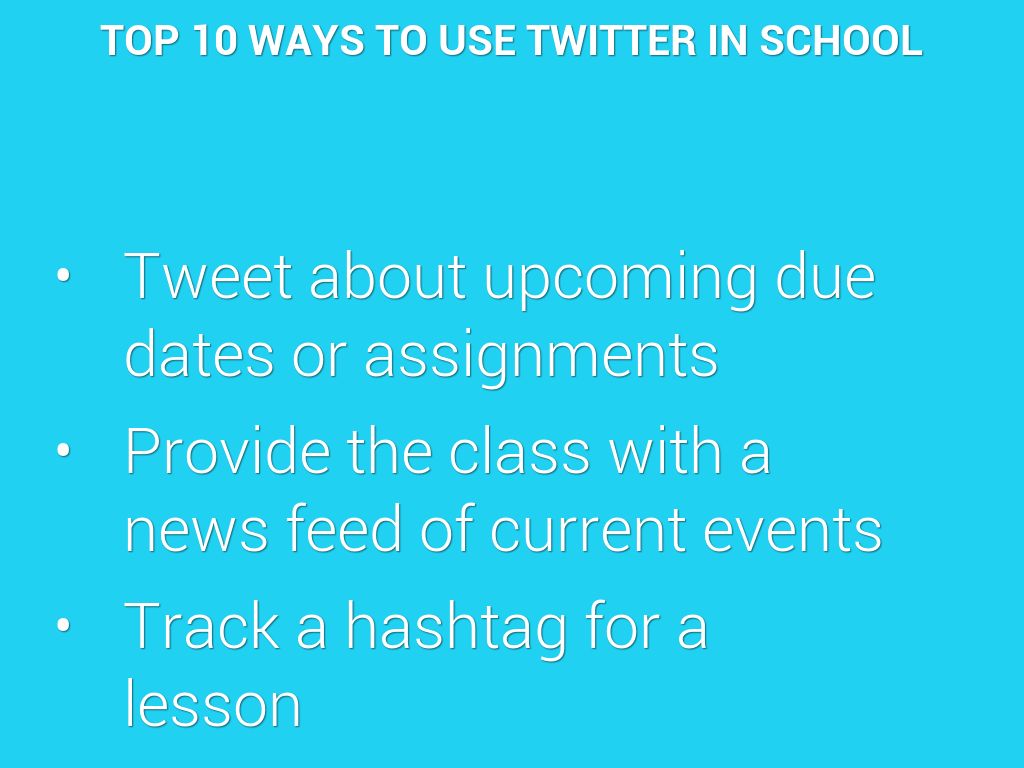 Twitter In The Classroom by allisonzigrang