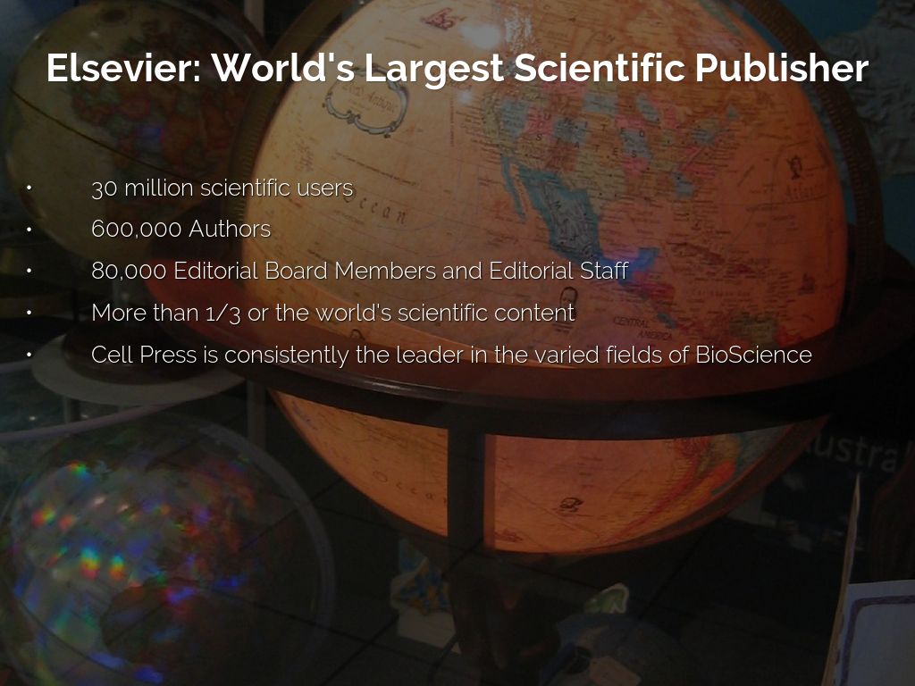 Elsevier: World's Largest Scientific Publisher by