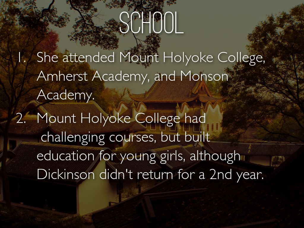 Emily Dickinson Research by Jessica Lomas