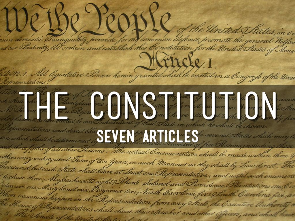 Articles Of The Constitution By Jvega223 Articles Of The Constitution By Jvega223