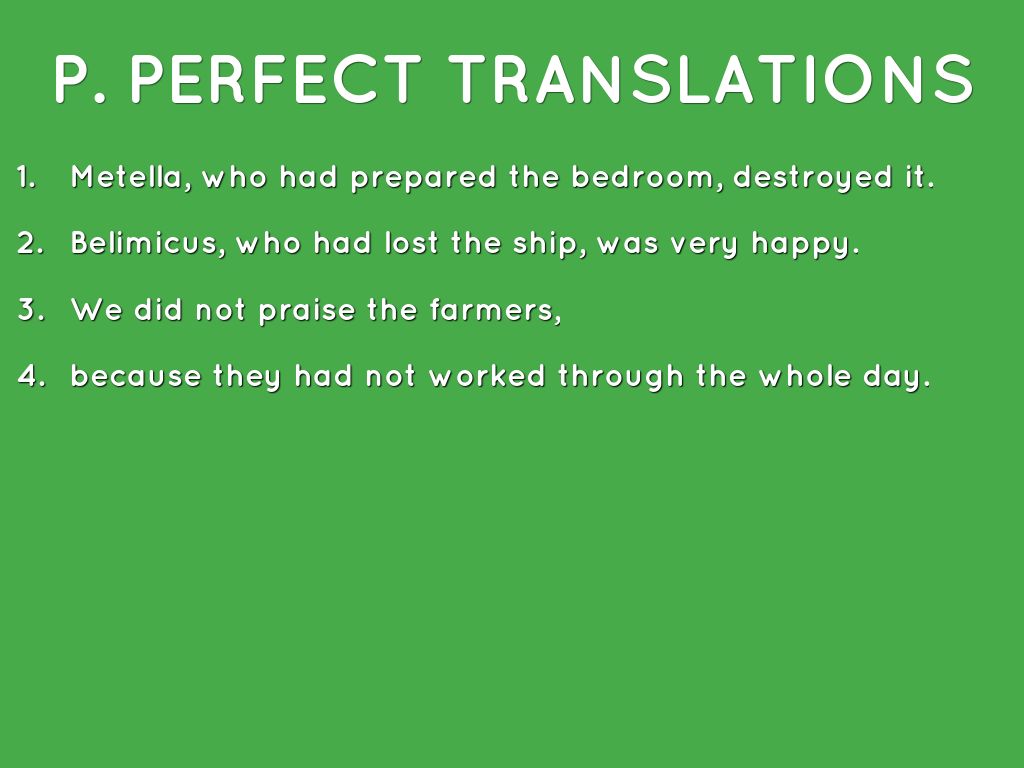 Pl. Perfect by Ben Lindner