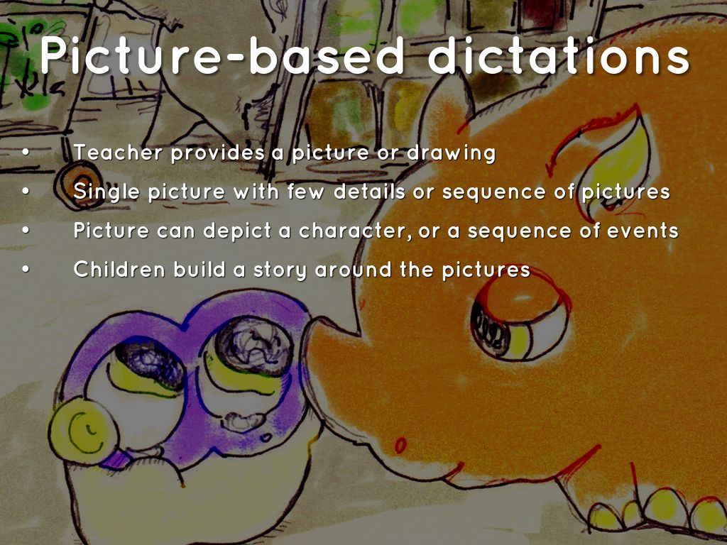 Teacher directed dictated & interactive writing by