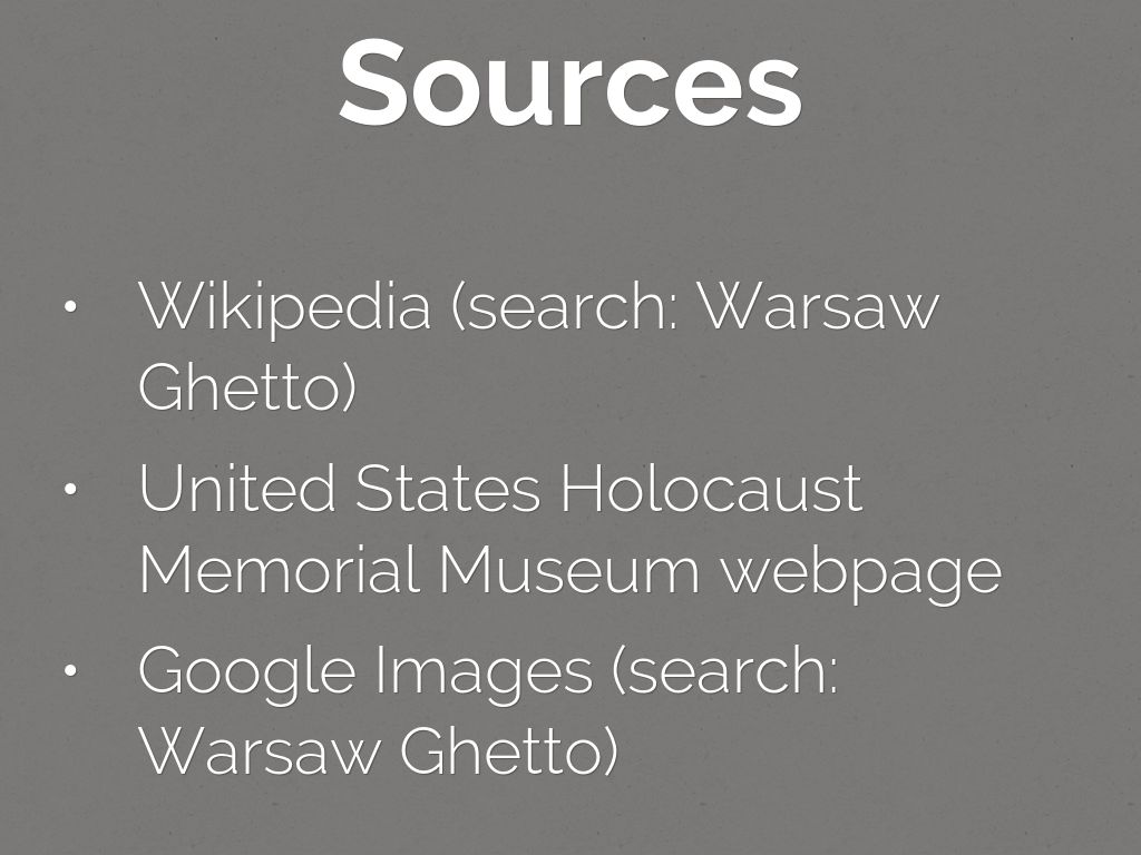 Holocaust Ghettos by Greta Dieck