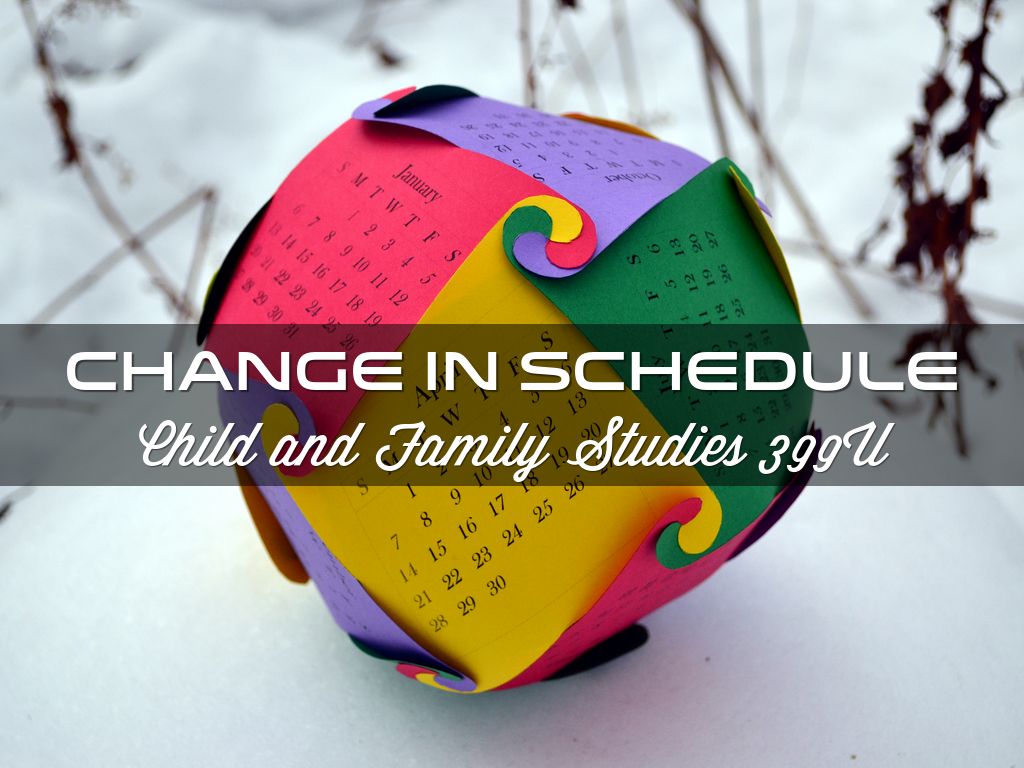 Change In Schedule By Wendebmg Change In Schedule By Wendebmg