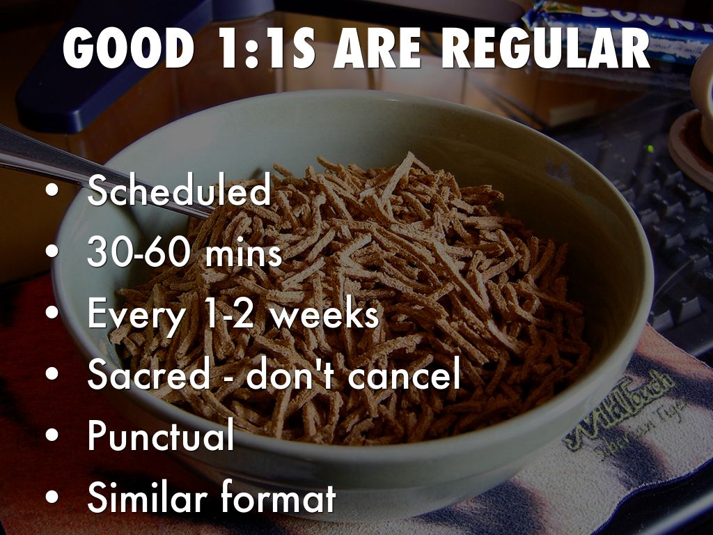 Effective 1:1s by Bob Bob