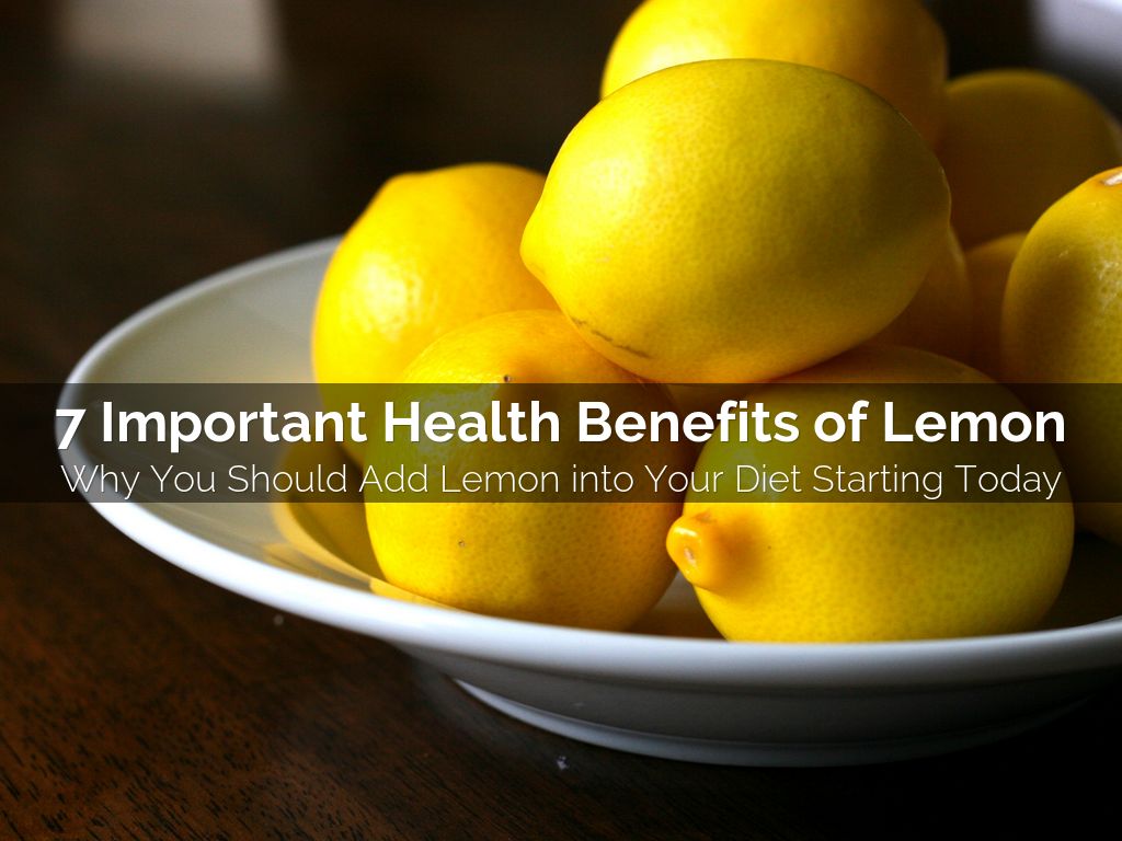 7 Important Health Benefits of Lemon by Jeremiah Say