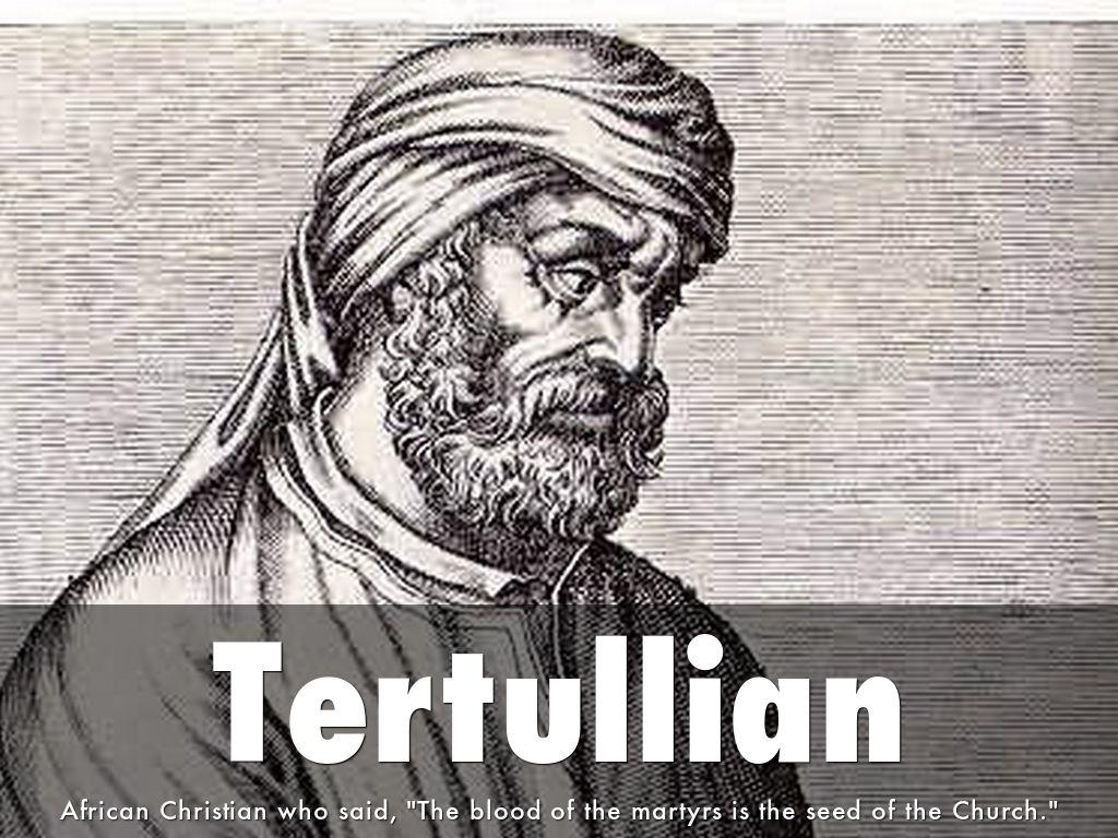 Tertullian Was Black African: Utterance Of Tertullian – XCTF