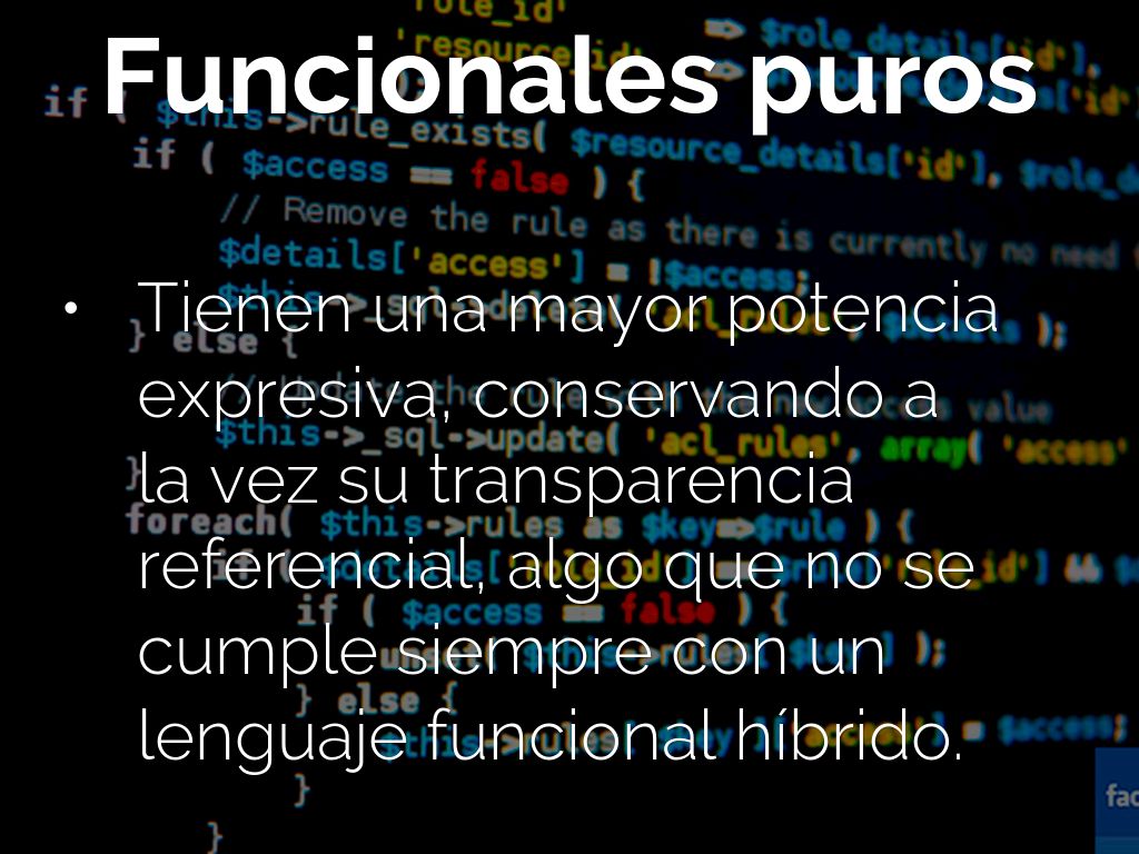 Programación funcional
