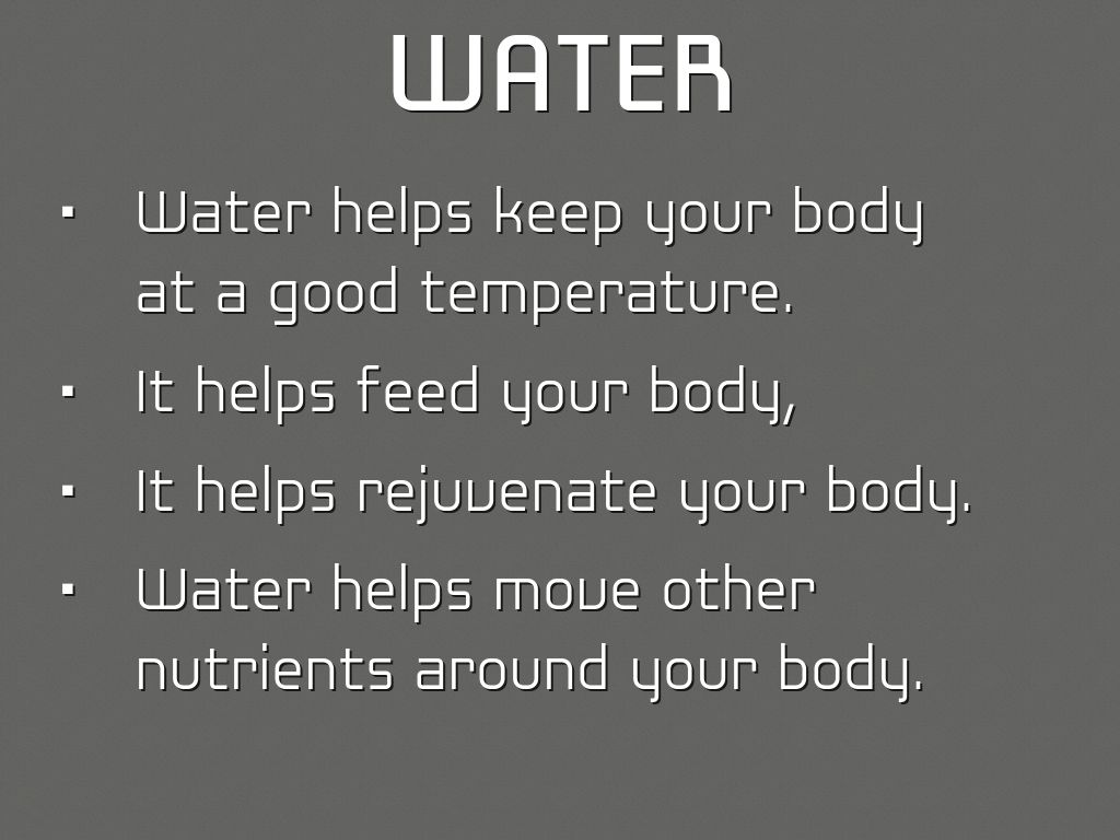 6 Types Of Nutrients by Rachel Shamblott