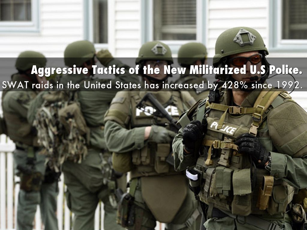 Militarization of U.S Police. by craig.pearson204477