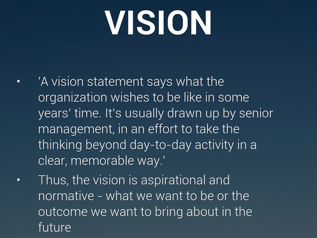 Nonprofit Startup Challenge Vision Mission Values