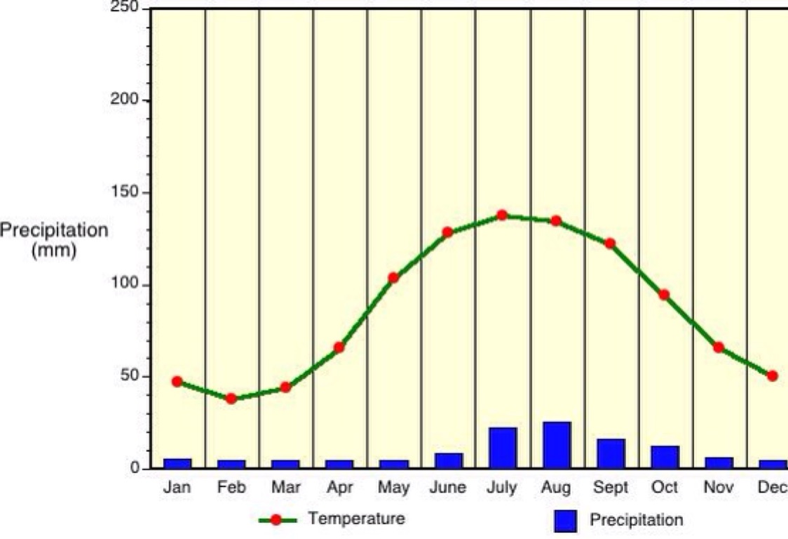 Tundra Biome Climate Graph