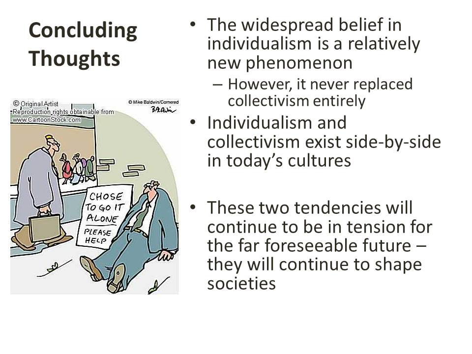 Collectivism Vs Individualism Cartoon