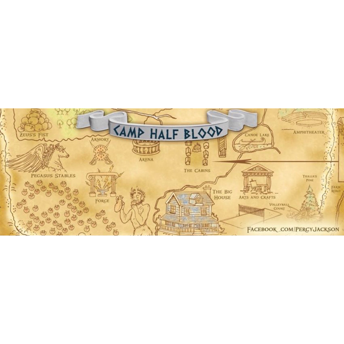 Percy Jackson Camp Half Blood Map