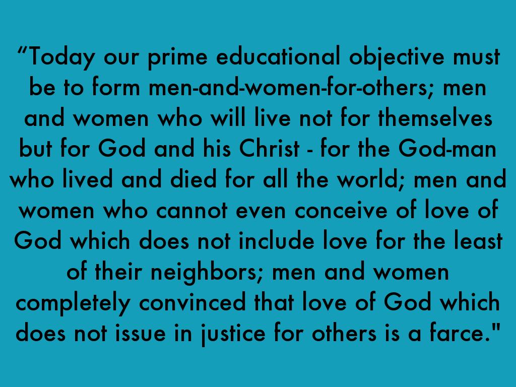 SLOR Men for and with others by Missy Scott-Florez