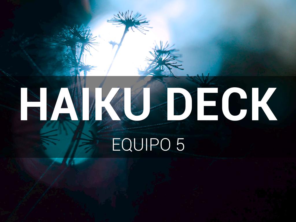 HAIKU DECK by yaris.131998