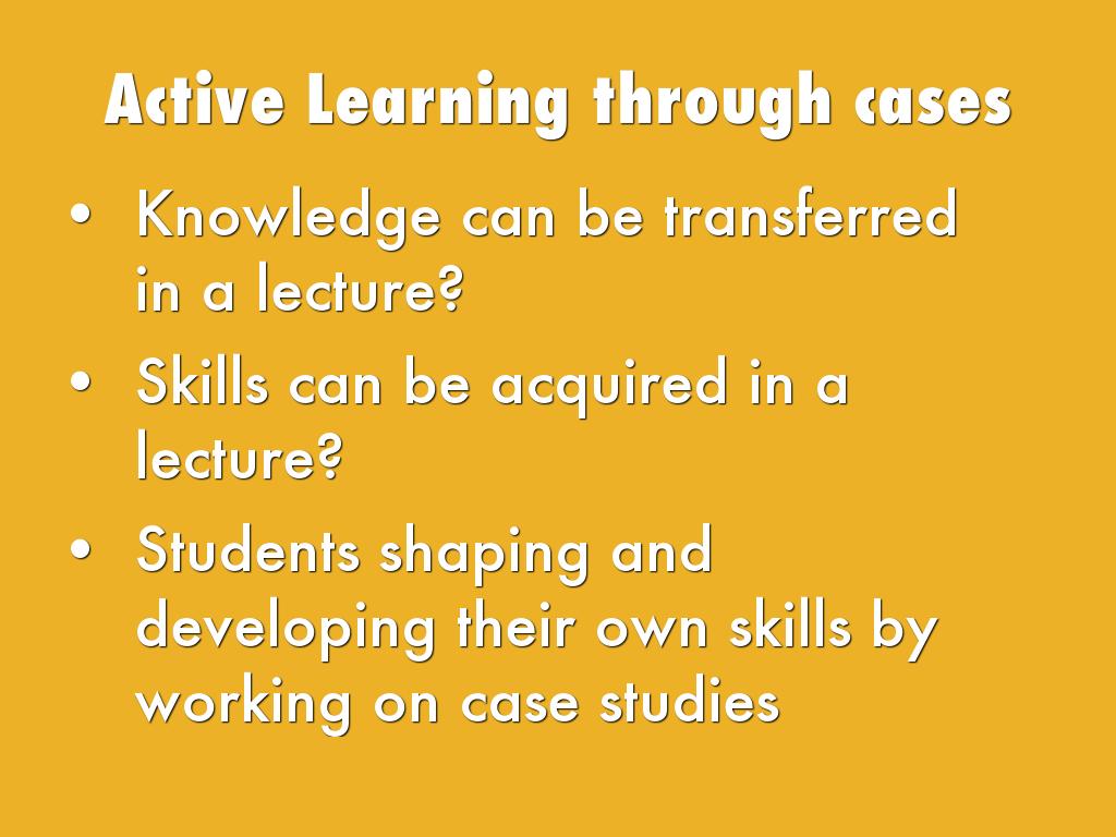 Learning with cases by Belen Arteaga