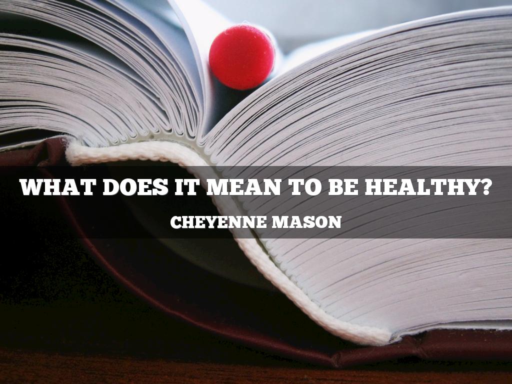 Health Exam 2017 by Cheyenne Mason