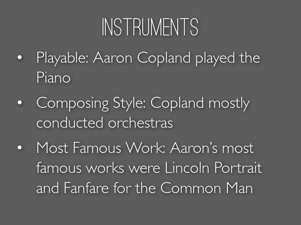 Aaron Copland by Tucker Sherman