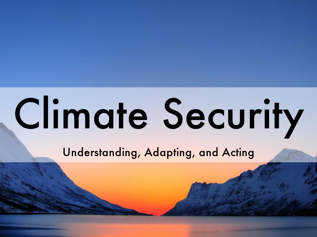 Climate Security by 451aead0