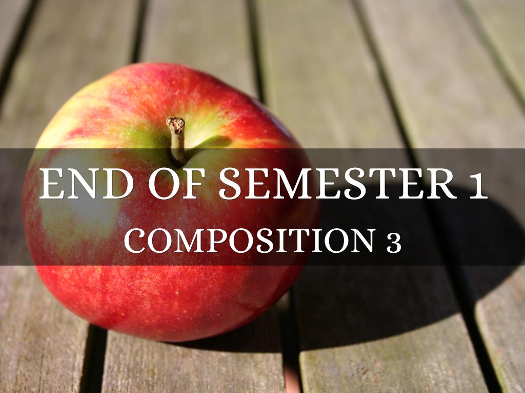 End Of Semester 1 Survey by Rhonda Rekdahl