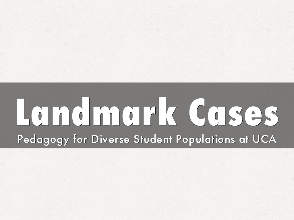 Landmark Cases by Marla Edwards