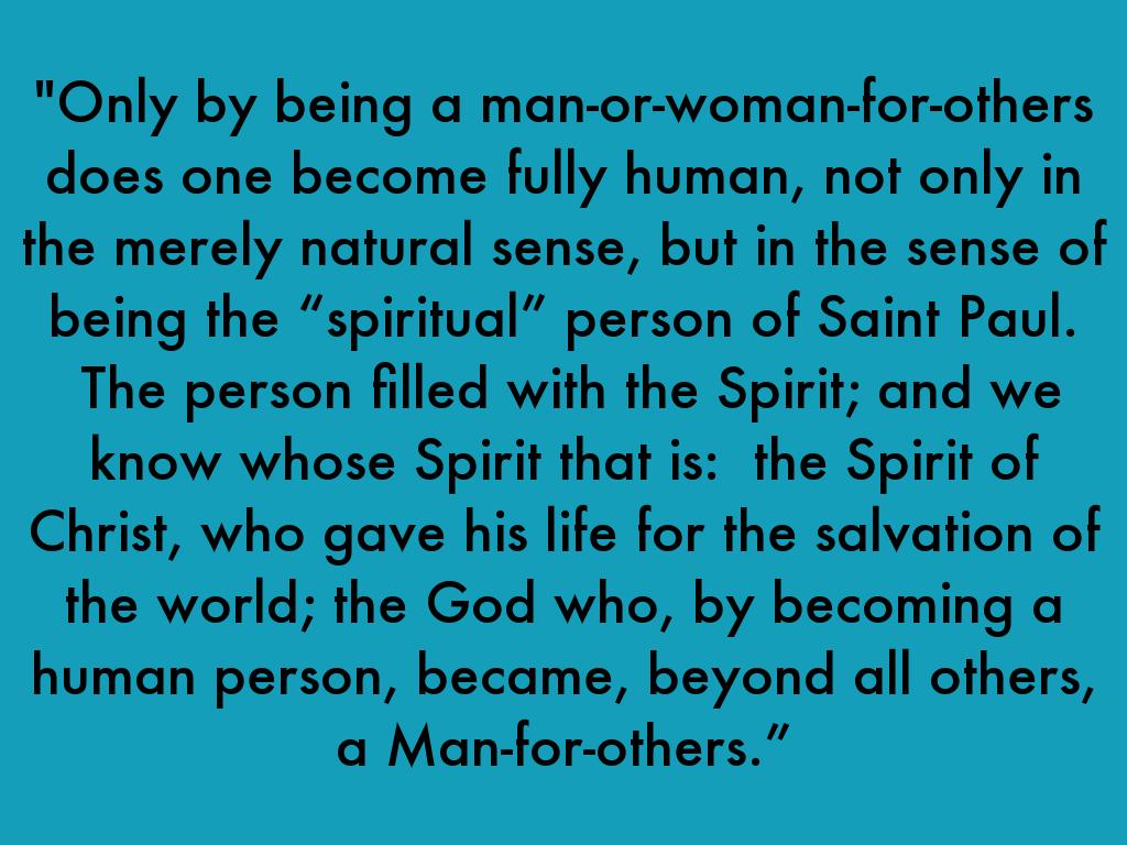 SLOR Men for and with others by Missy Scott-Florez