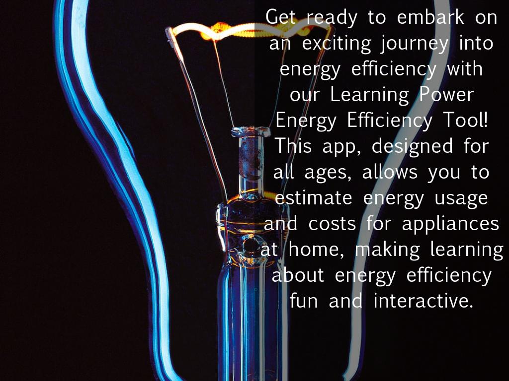 Learning Power Energy Efficiency Tool by Serhii