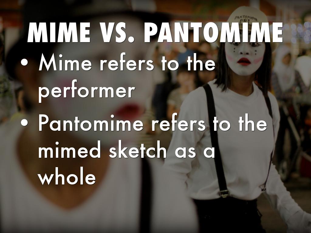 Unit One: Pantomime by Taylor Hyatt