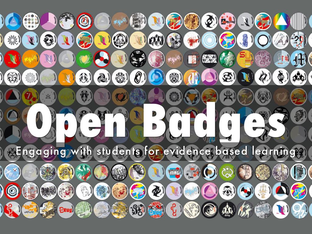 Updated Open Badges for evidence based practice by