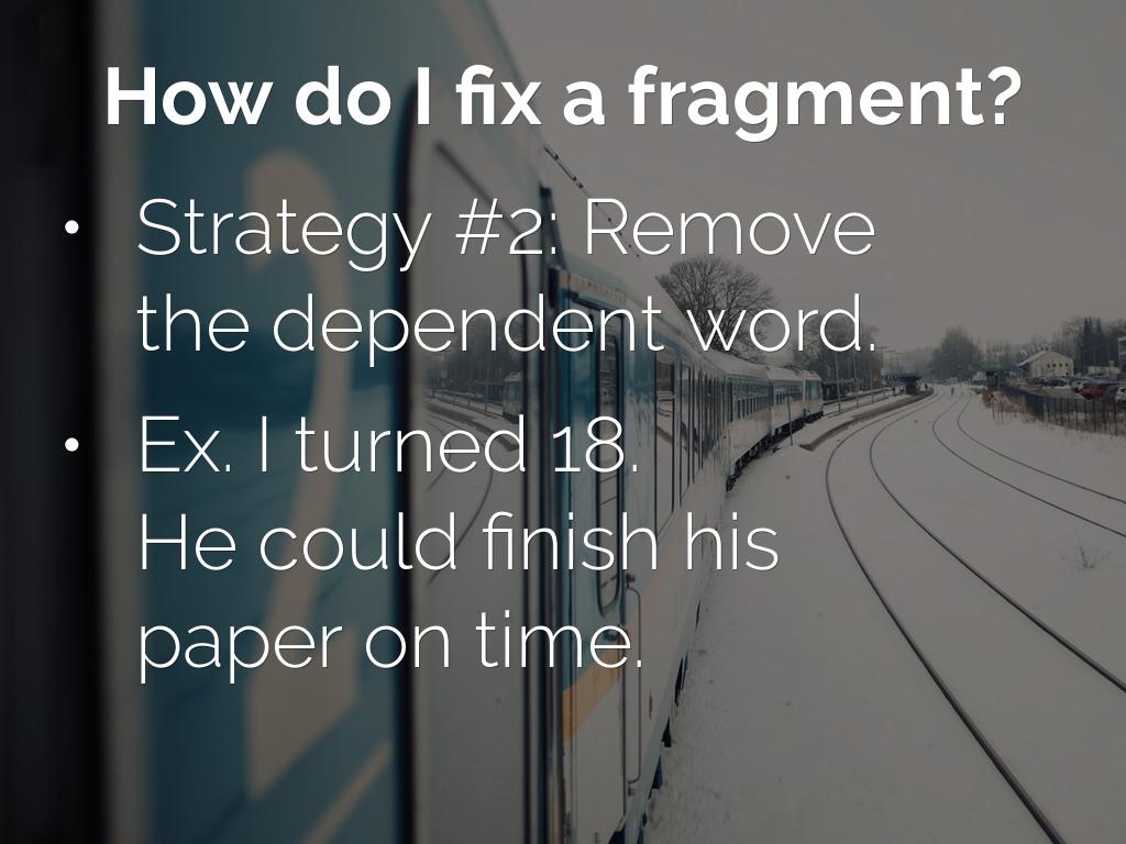 Fragments and Run-ons by Mary Petty