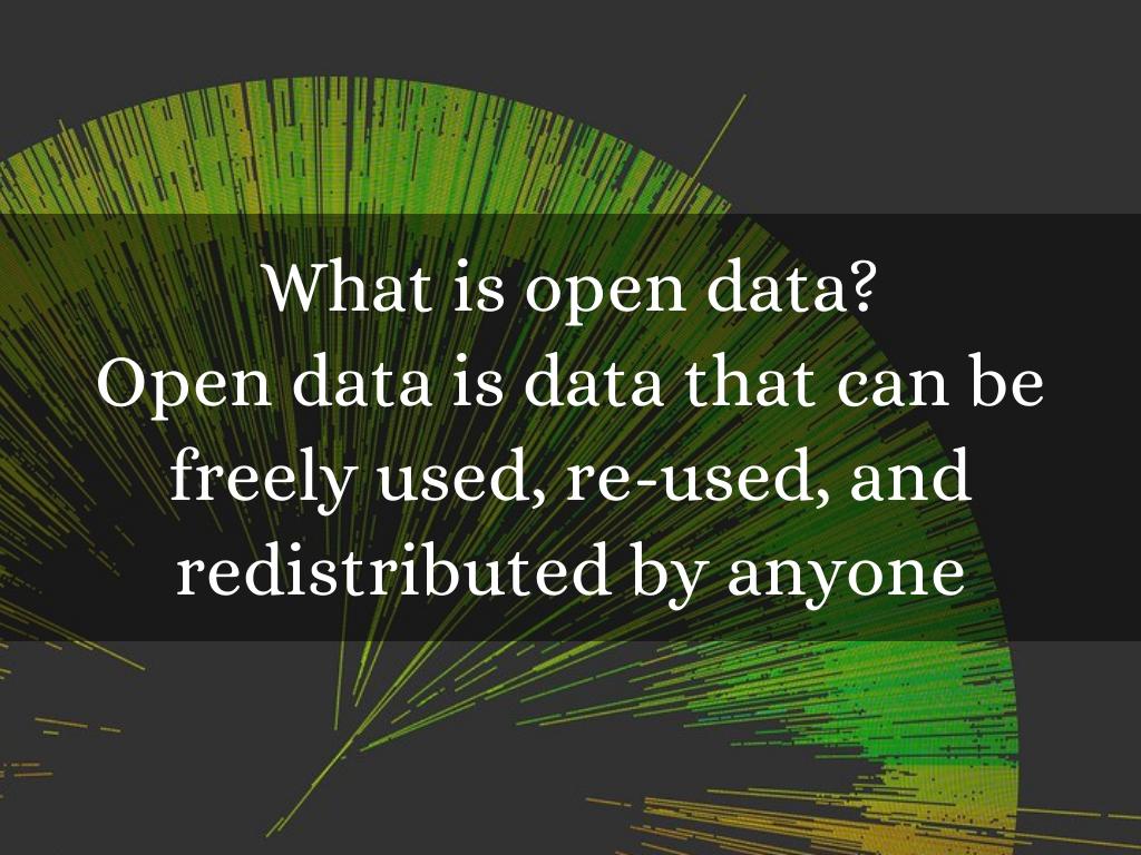 Introduction to Open Data by Frank Skornia