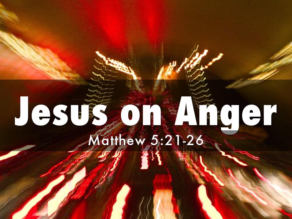 Jesus on Anger by Mark Brouwer