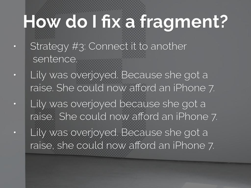 Fragments and Run-ons by Mary Petty