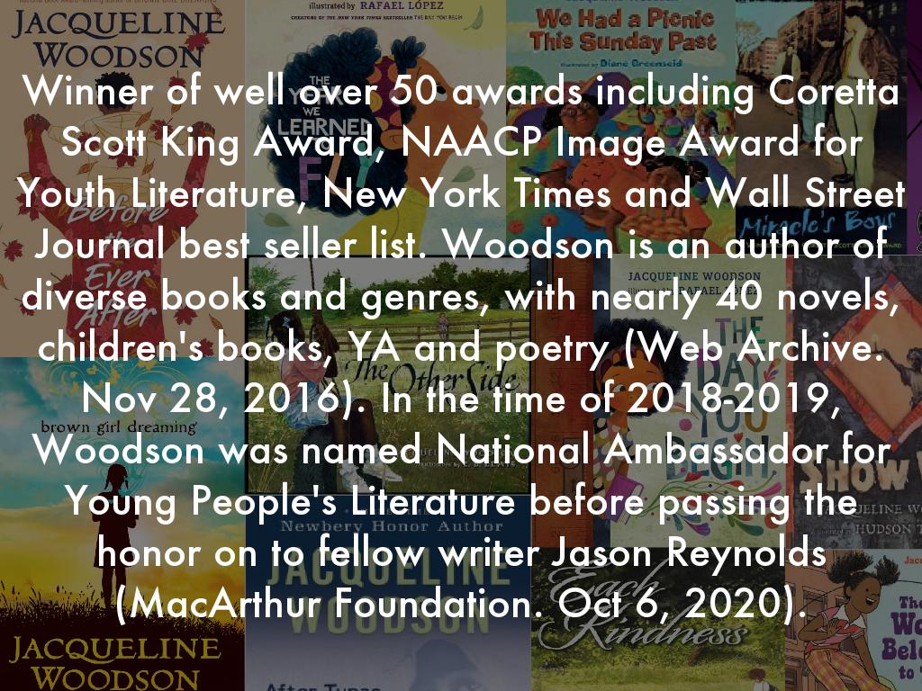 Author Study: Jaqueline Woodson by jaderisher