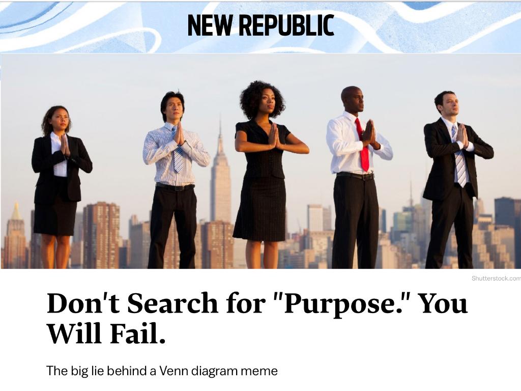 Talking About Purpose by Cristina Lawson