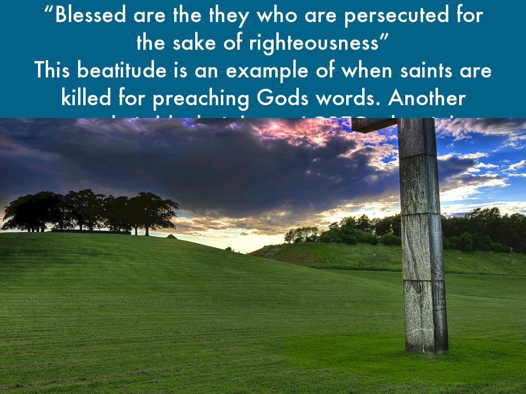 Beatitudes by Sam Starr