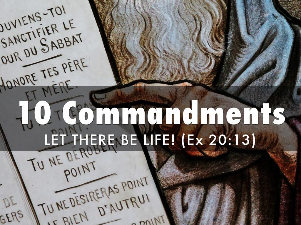 10 Commandments -- 6 by Mark Brouwer