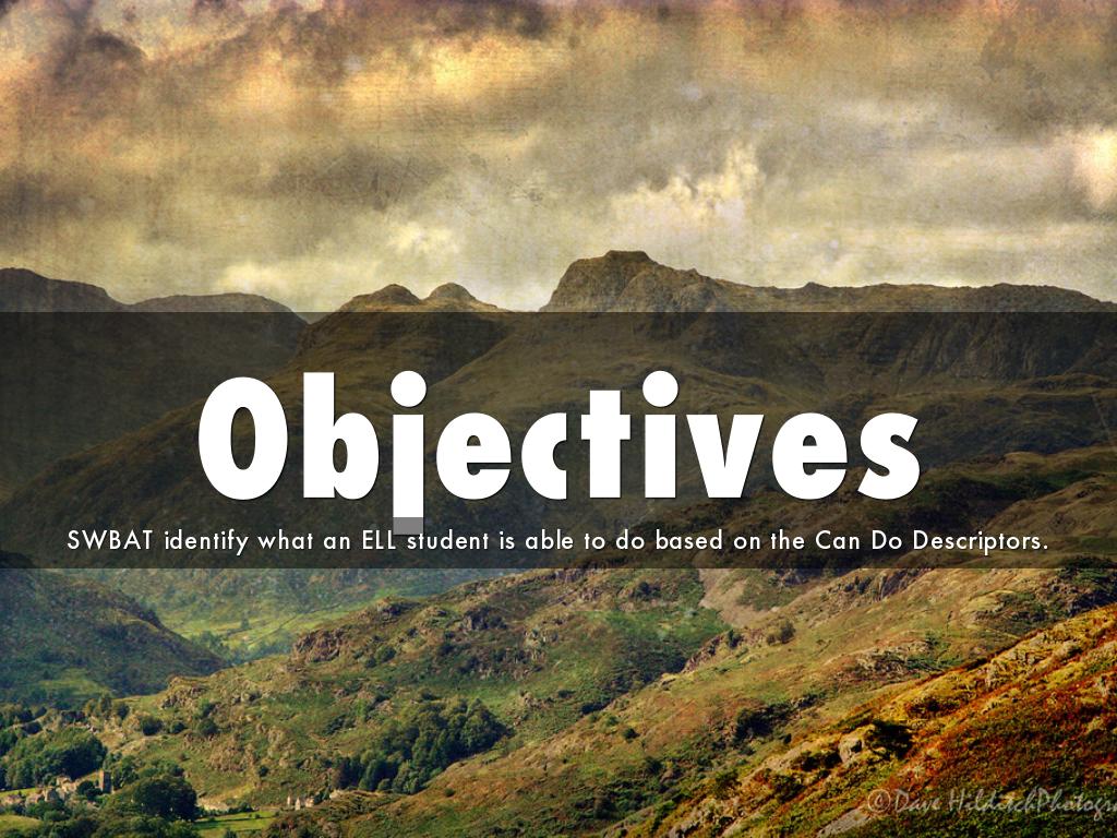 ELL Can Do Descriptors By Howard16 ELL Can Do Descriptors By Howard16